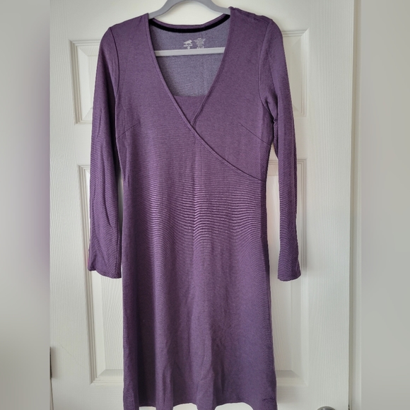 Horny Toad | Dresses | Horny Toad Womens Tomboy Faux Wrap Purple Dress ...